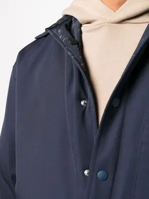 LANVIN Virgin-wool Shirt Jacket - Blue