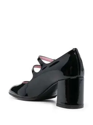 CAREL Alice 60mm Leather Mary Jane Shoes - Black