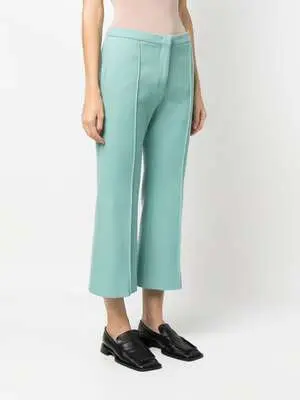 JIL SANDER Mid-rise Cropped Trousers