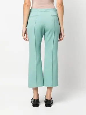 JIL SANDER Mid-rise Cropped Trousers