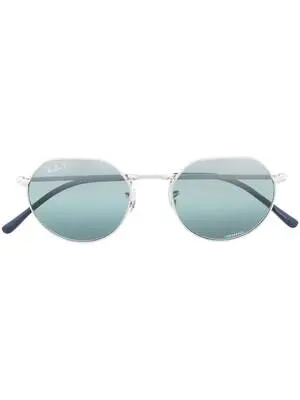 Ray-ban Jack Octagon Sunglasses - Silver
