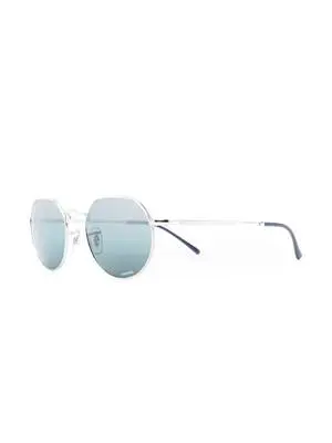 Ray-ban Jack Octagon Sunglasses - Silver