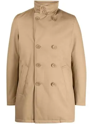 Herno Quilted Double-breasted Coat