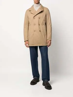 Herno Quilted Double-breasted Coat
