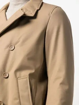 Herno Quilted Double-breasted Coat