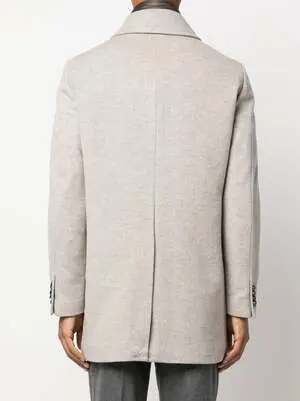 MOORER Single-breasted Wool-cashmere Coat