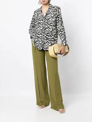 BAMBAH Geometric-print Pocket Shirt