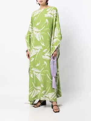 BAMBAH Abstract-pattern Print Kaftan Dress