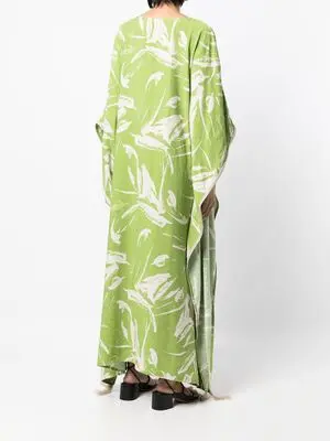 BAMBAH Abstract-pattern Print Kaftan Dress