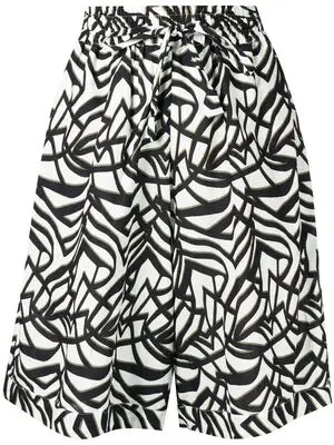BAMBAH Bambah Geometric-Print Bermuda Shorts