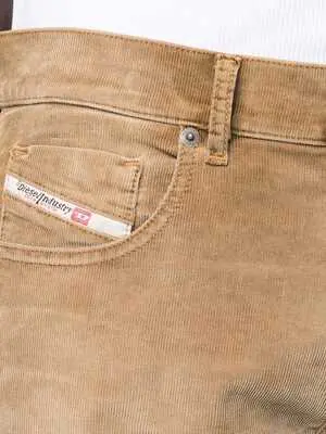 DIESEL® Tapered Bleach-wash Corduroy Jeans