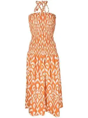 BAMBAH Linden Halterneck Midi Dress