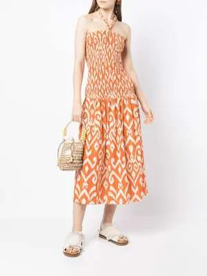 BAMBAH Linden Halterneck Midi Dress