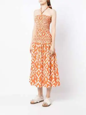 BAMBAH Linden Halterneck Midi Dress