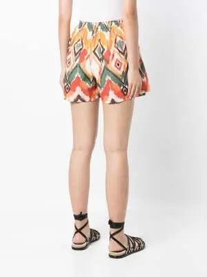 BAMBAH Argentina Geometric Print Shorts