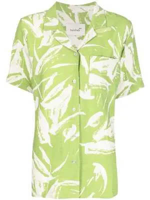BAMBAH Short Sleeve Floral Print Shirt