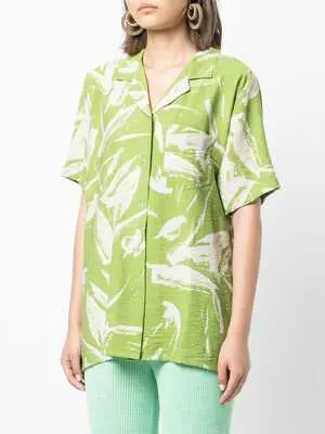 BAMBAH Short Sleeve Floral Print Shirt
