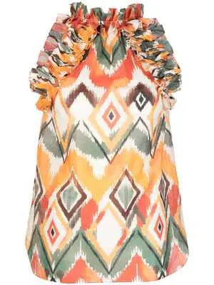 BAMBAH Argentina Geometric Sleeveless Top