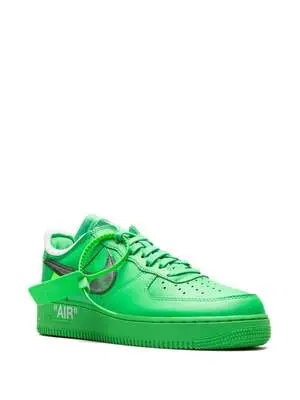 Nike X Off White Air Force 1 Low Brooklyn Sneakers - Green