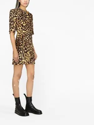 Stella McCartney Leopard Print Mini Dress