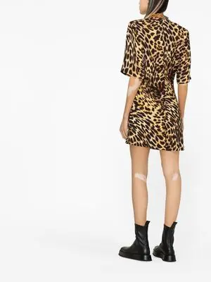 Stella McCartney Leopard Print Mini Dress
