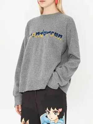 JW Anderson Run Hany Logo Jumper - Grey