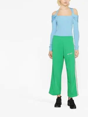 Palm Angels Logo Print Track Pants