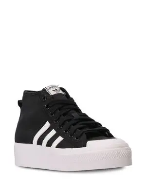 Adidas Nizza Platform Mid-top Sneakers - Black