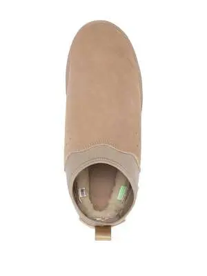 Suicoke Ron Suede Slippers - Brown