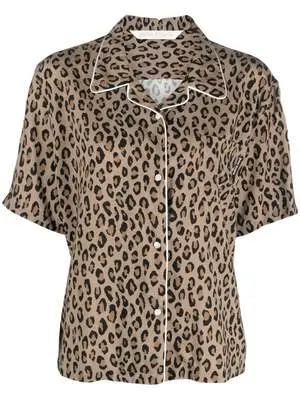 Palm Angels Leopard-print Shirt