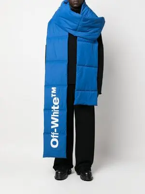 Off-White Logo-print Padded Scarf