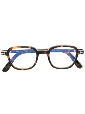 TOM FORD Square-frame Optical Glasses - Brown
