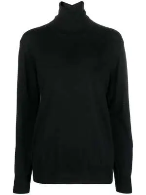 Black Roll Neck Jumper