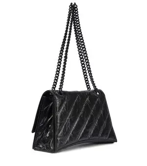 Balenciaga Crush Medium Leather Shoulder Bag