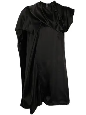 Rick Owens Cornetto Satin-finish Tunic - Black