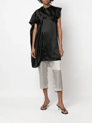 Rick Owens Cornetto Satin-finish Tunic - Black