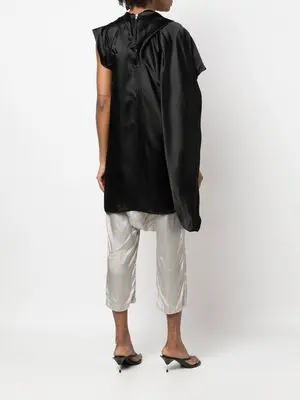Rick Owens Cornetto Satin-finish Tunic - Black