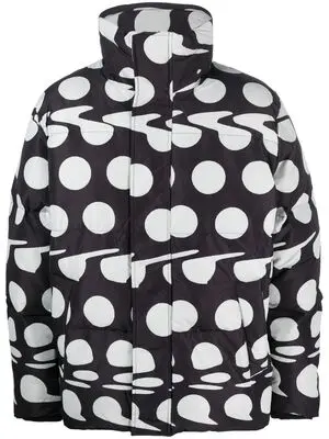 ÉTUDES STUDIO Polaris Graphic-print Padded Jacket - Black