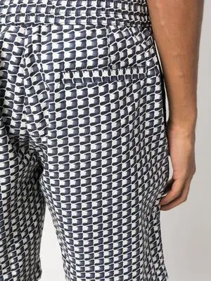 Orlebar Brown Printed Drawstring Waist Shorts