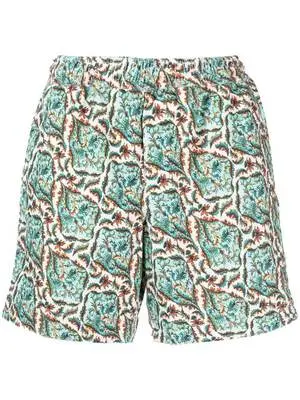 Orlebar Brown Paisley-print Stretch-cotton Shorts
