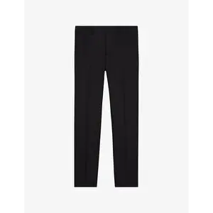 The Kooples Slim-fit Straight-leg Wool Suit Trousers - Bla01