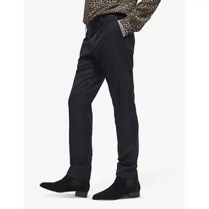 The Kooples Slim-fit Straight-leg Wool Suit Trousers