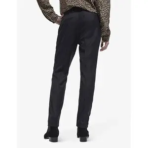 The Kooples Slim-fit Straight-leg Wool Suit Trousers