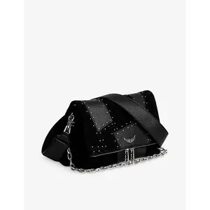 Zadig&Voltaire Rocky Patchwork Stud-detail Leather Bag
