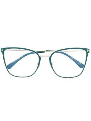 TOM FORD Cat-eye Frame Glasses - Green