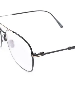 TOM FORD Pilot Frame Optical Glasses - Black