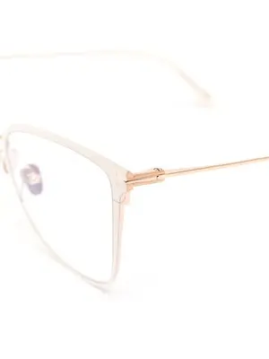 TOM FORD Cat-eye Frame Glasses - Neutrals