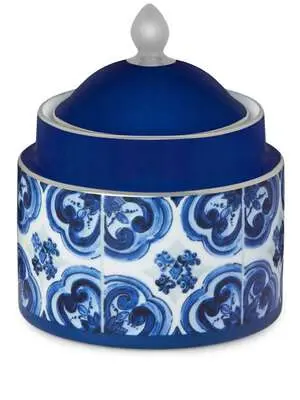Dolce & Gabbana Porcelain Sugar Bowl - Blue