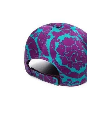 Versace All-over Floral-print Cap