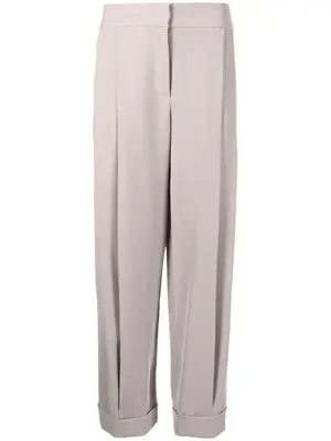 Emporio Armani Pleated Straight Trousers